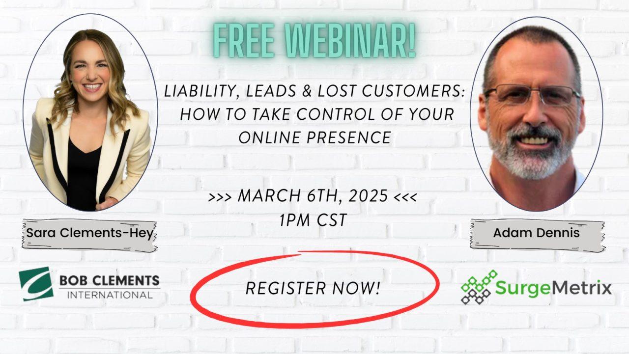 Bob Clements International And SurgeMetrix Webinar March 6